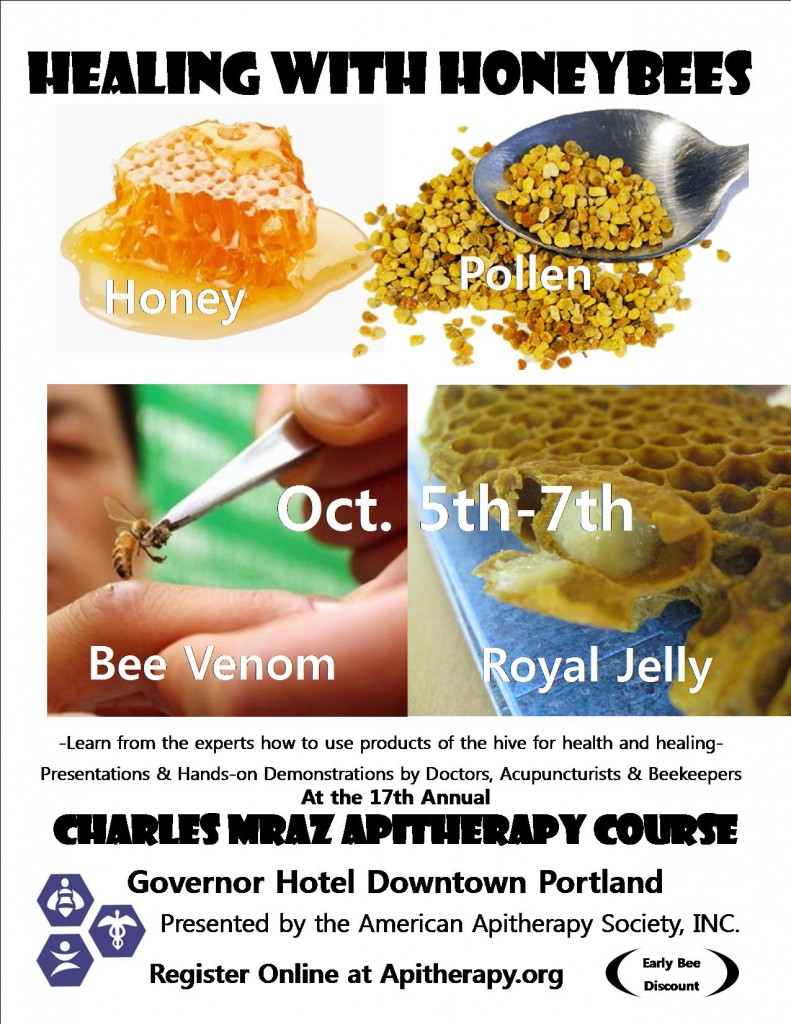 Apitherapy News: Apitherapy Course in Portland Oct. 5th-7th 2012