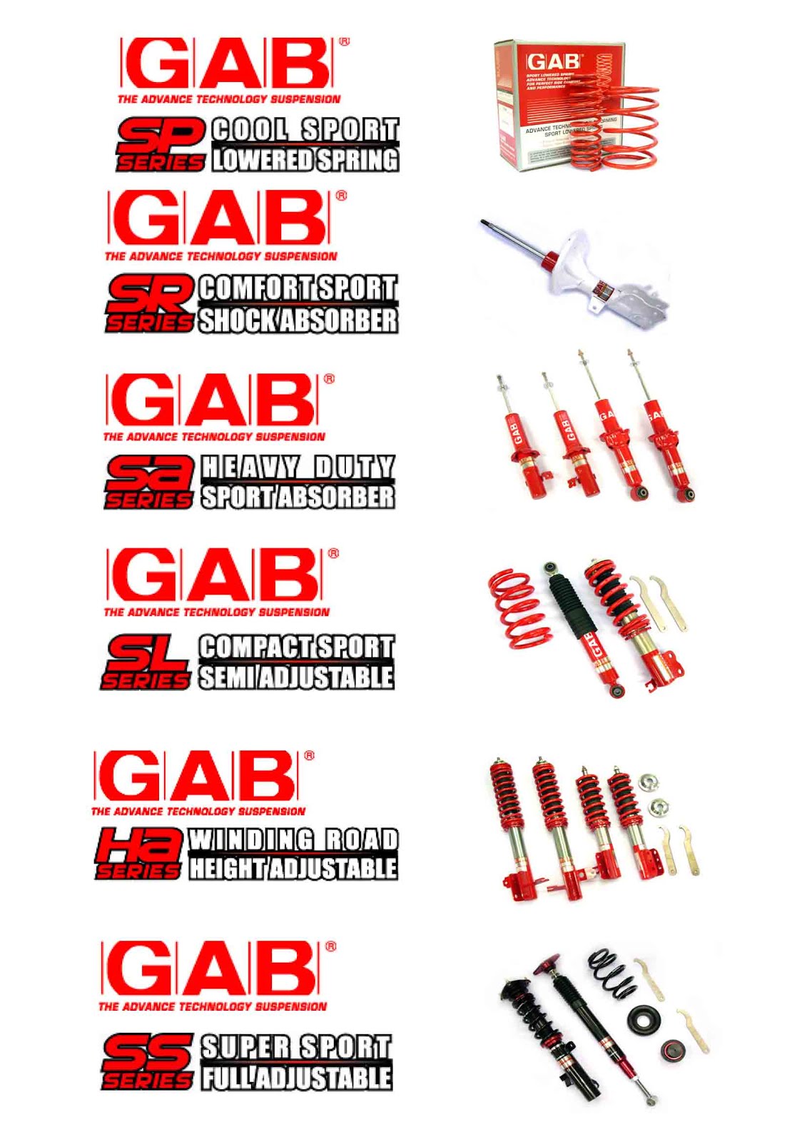 G Power Auto Center: GAB Suspension Sabah Distributor