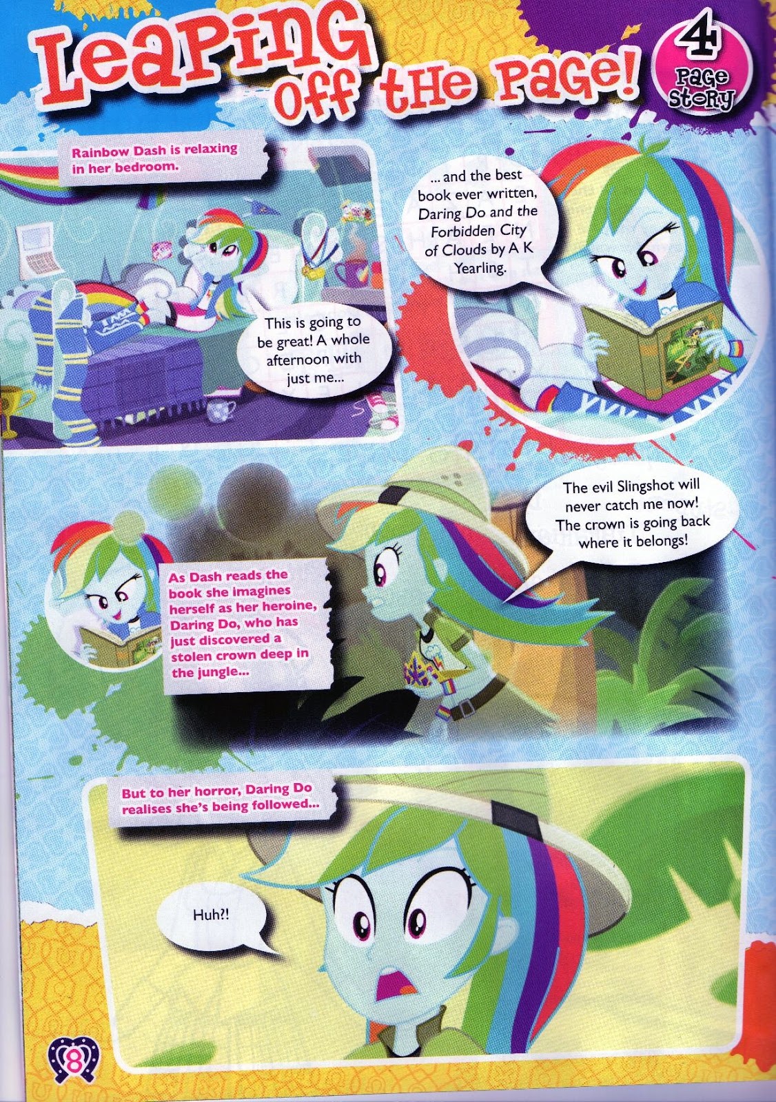 Rainbow Dash And Daring Do Comic