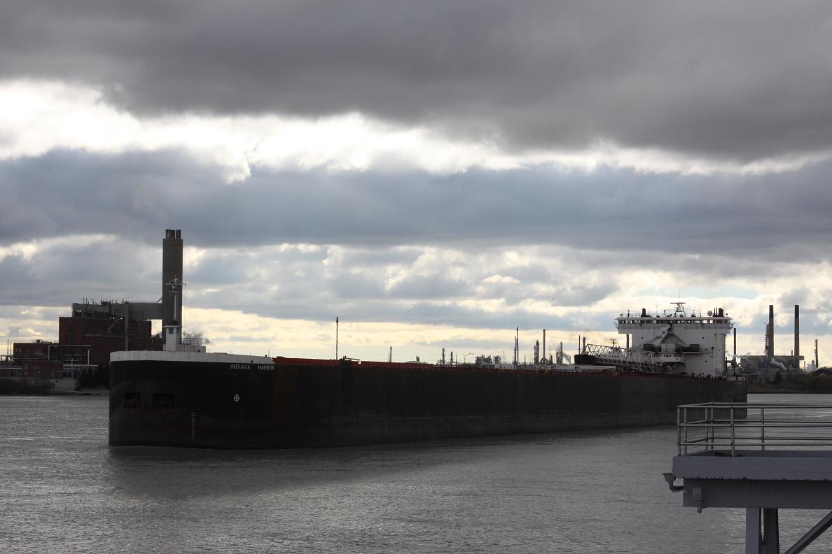 Michigan Exposures: The Indiana Harbor starts to pass Port Huron