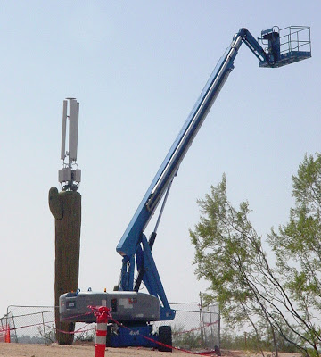 Tucson Daily Photo ~: Creating a new cactus (cell tower that is)