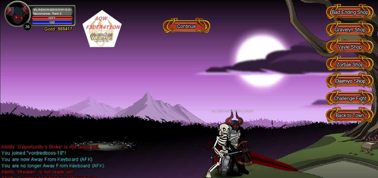 AQW Vordred Tips (Rare) | Official 2012 Blog : AQW Cheats in Here