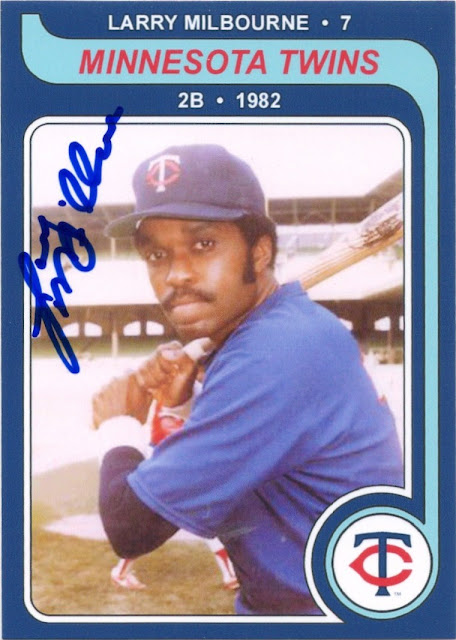 Minnesota Sports Autograph Project: LARRY MILBOURNE