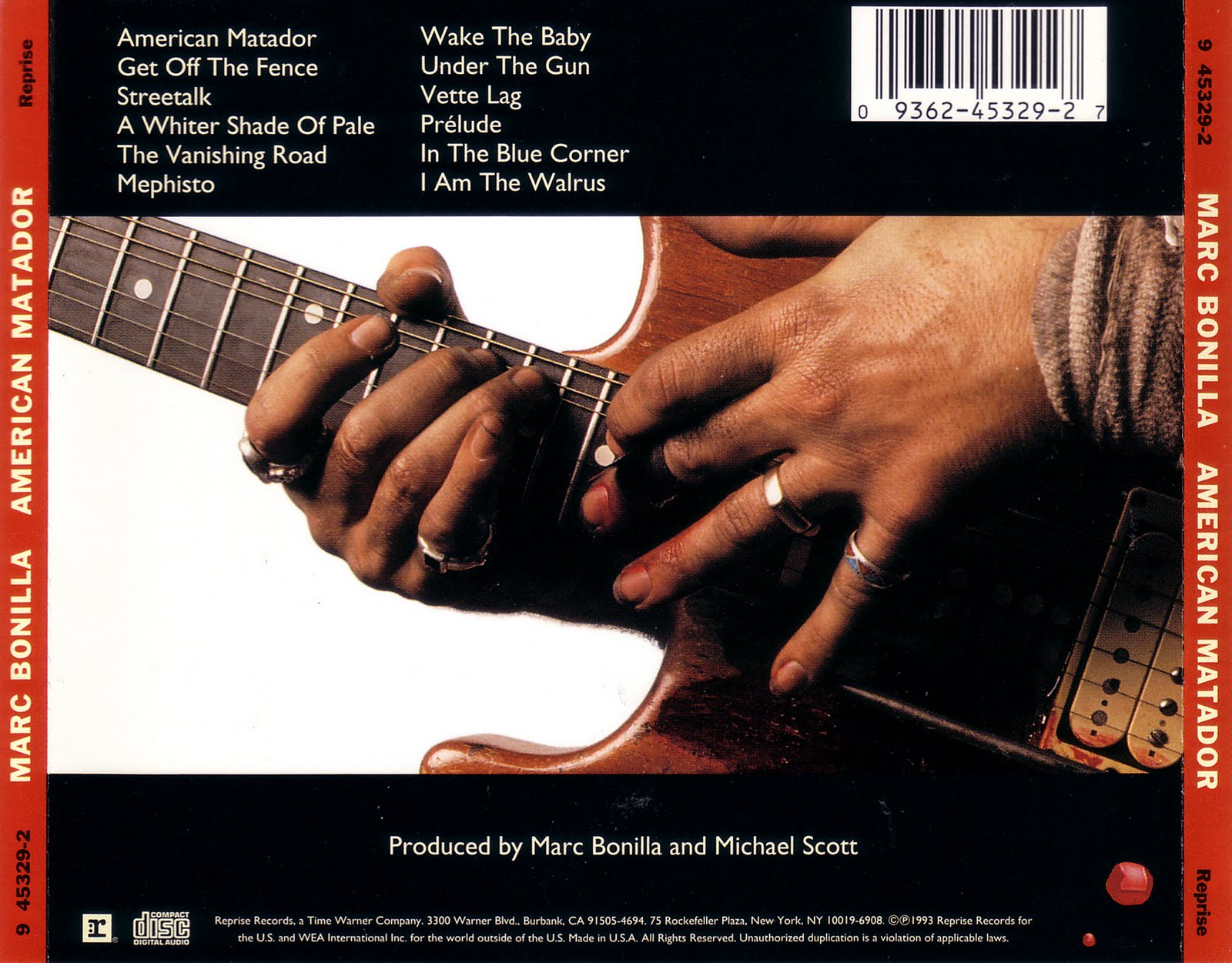 Insights: Marc Bonilla - American Matador 1993 (Instrumental Rock) USA