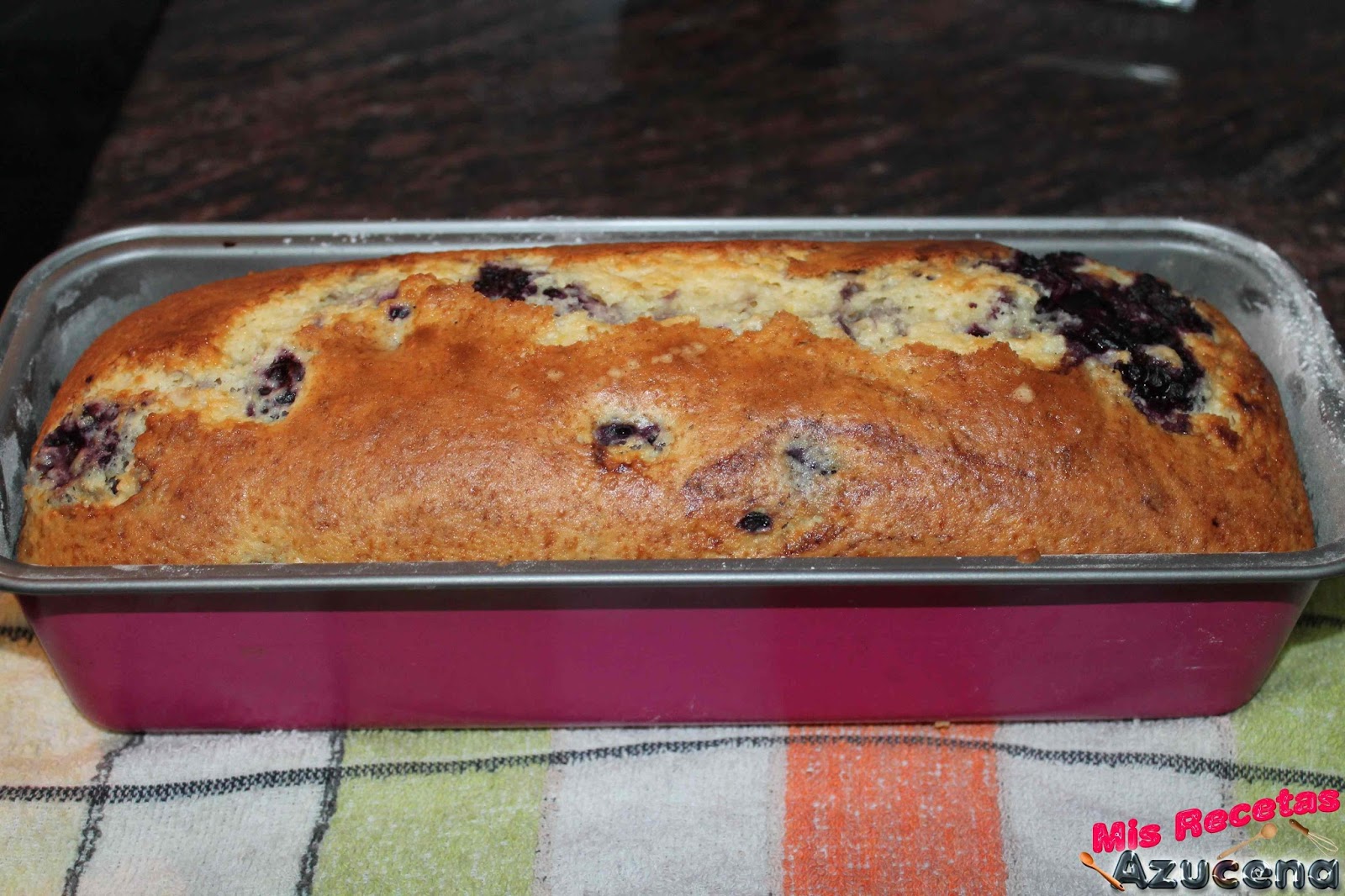 Mis Recetas: Plum cake de moras y requesón.