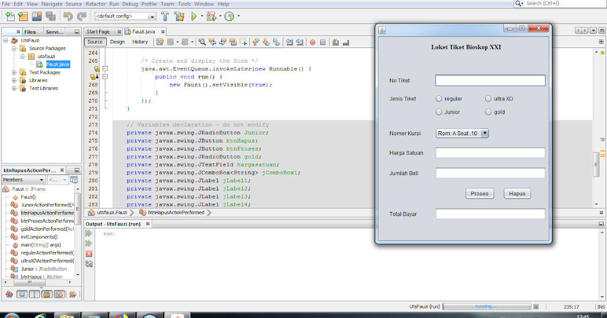 Program Pemesanan Tiket Bioskop