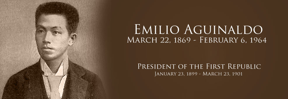 República Filipina: Emilio Aguinaldo (1869-1964)