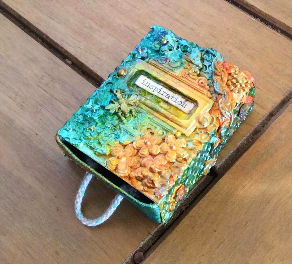 Patties Art: Mini Book in a box Mixed Media
