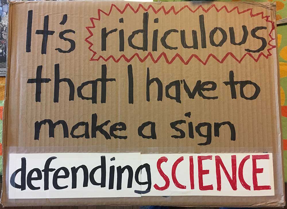 Daughter Number Three: March for Science