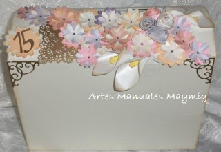 MayMig Artes Manuales: Baúl para Quinceaños.