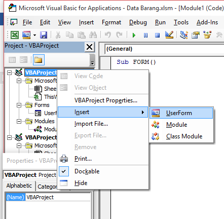 MEMBUAT FORM ISIAN DATA SEDERHANA pada Ms. EXCEL | Novandha Putri