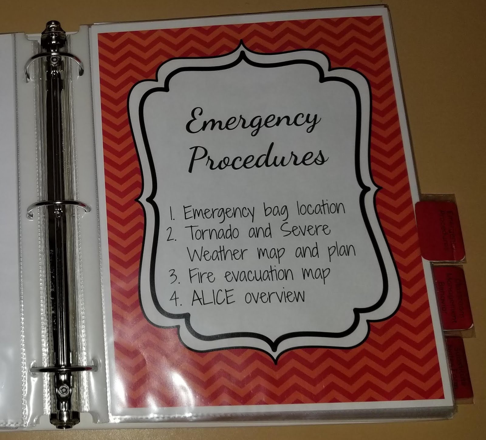 Catered Classroom: Sub Binder