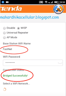 Seting tenda N301 repeater mode Wisp | Mahardhika Cellular