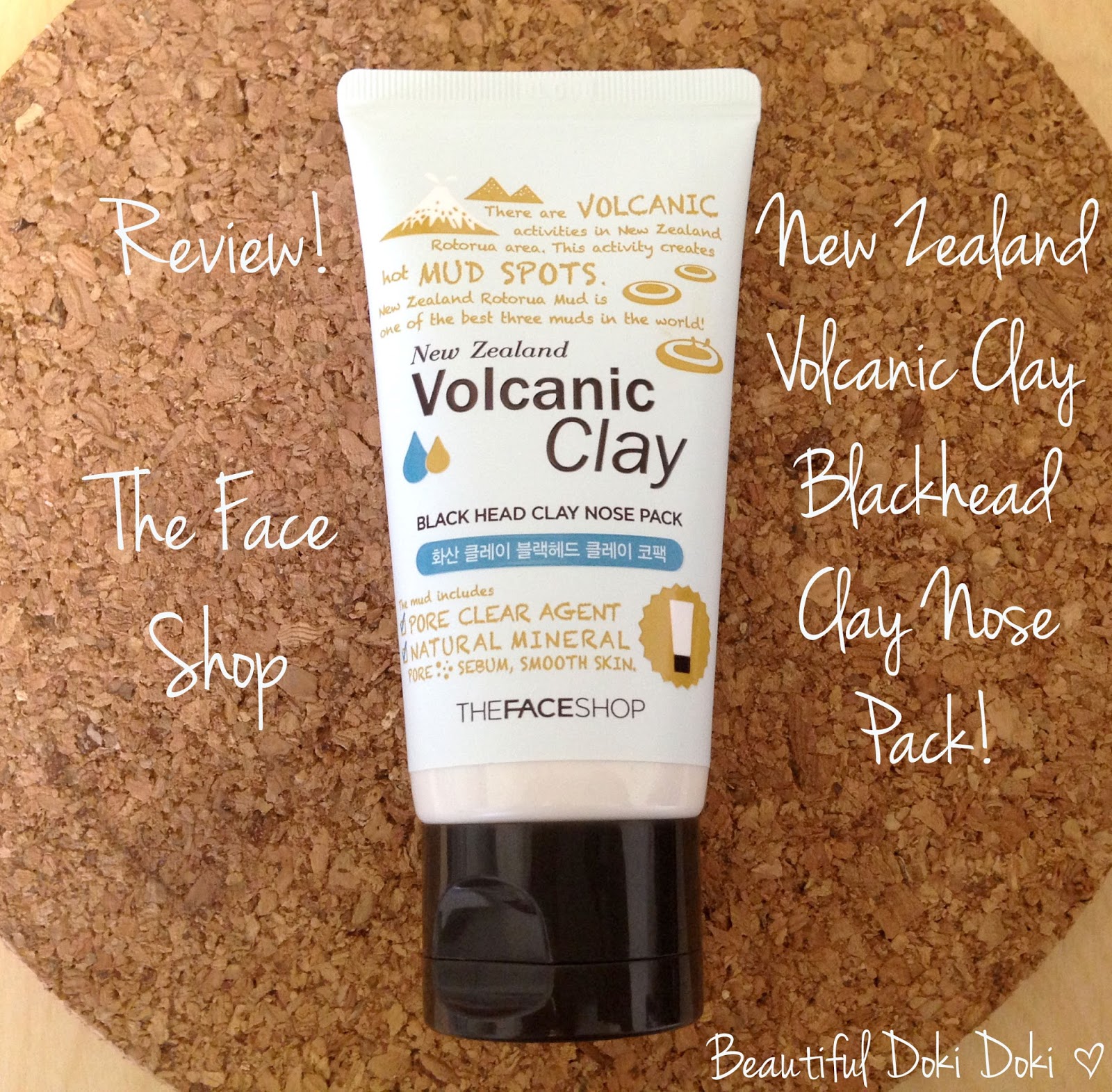 Review: The Face Shop » New Zealand Volcanic Clay Blackhead Clay Nose ...