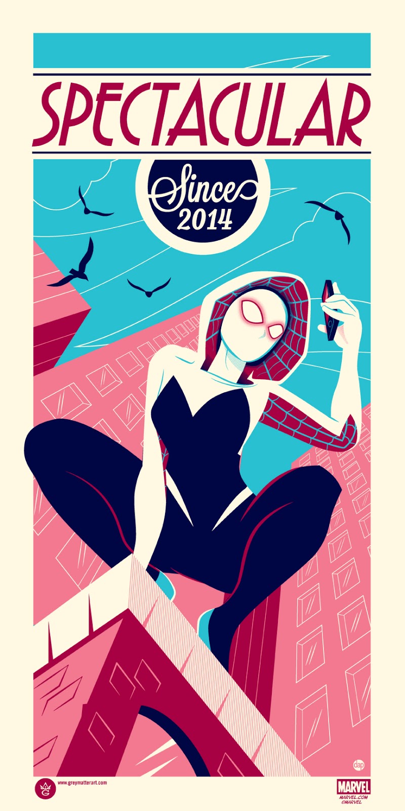 INSIDE THE ROCK POSTER FRAME BLOG: Dave Perillo Spider Gwen Poster ...