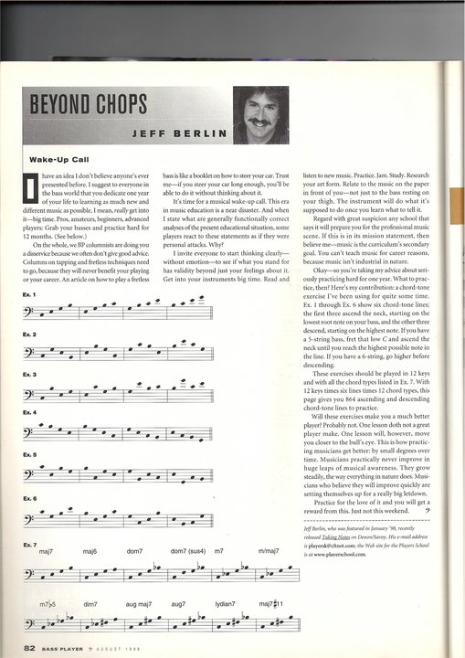 Practice Advice/Material | TalkBass.com