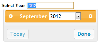 Jquery : Jquery Date picker to display only month and year or only week