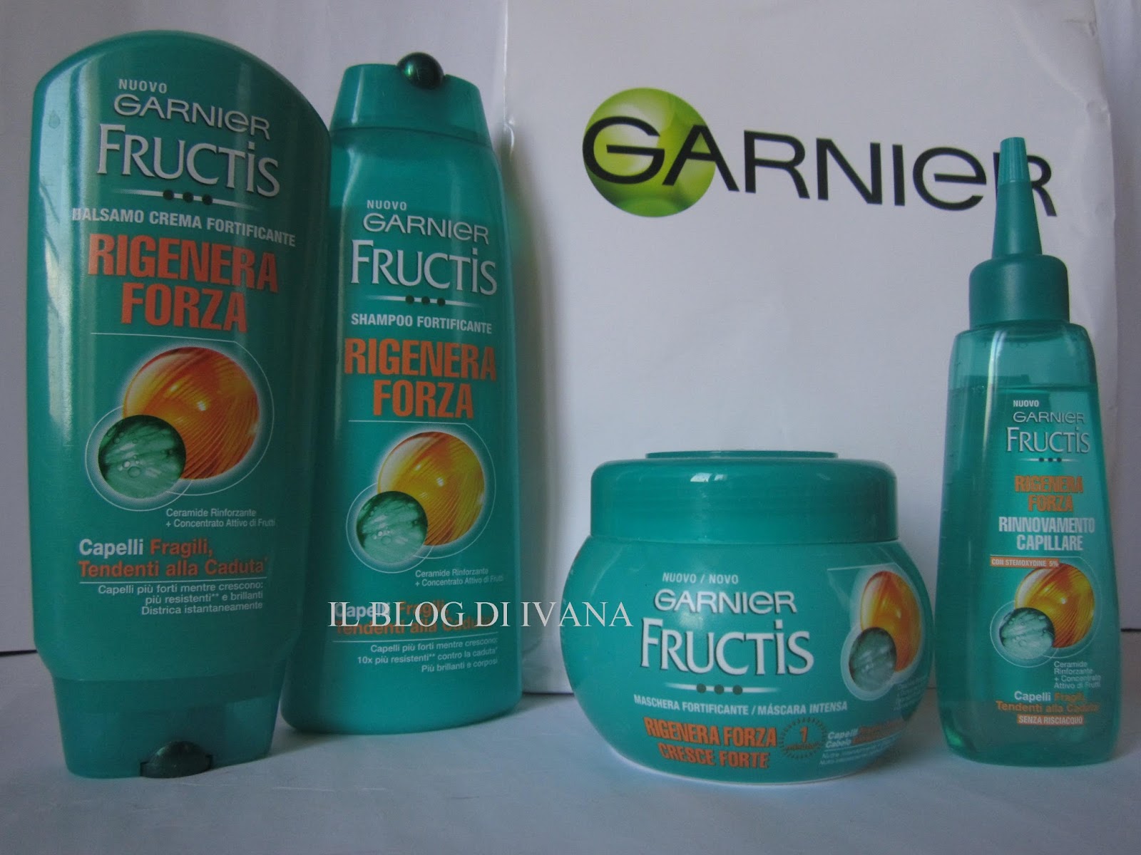 il blog di Ivana: GARNIER FRUCTIS: NUOVA LINEA RIGENERA FORZA