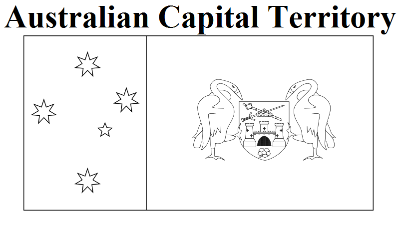 Blog de Biologia: Australian Capital Territory Flag Coloring Page