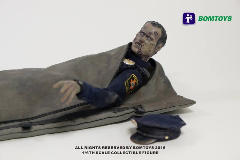 toyhaven: BOM Toys 1:6 scale Zombie Police Officer 12" Figure is going ...