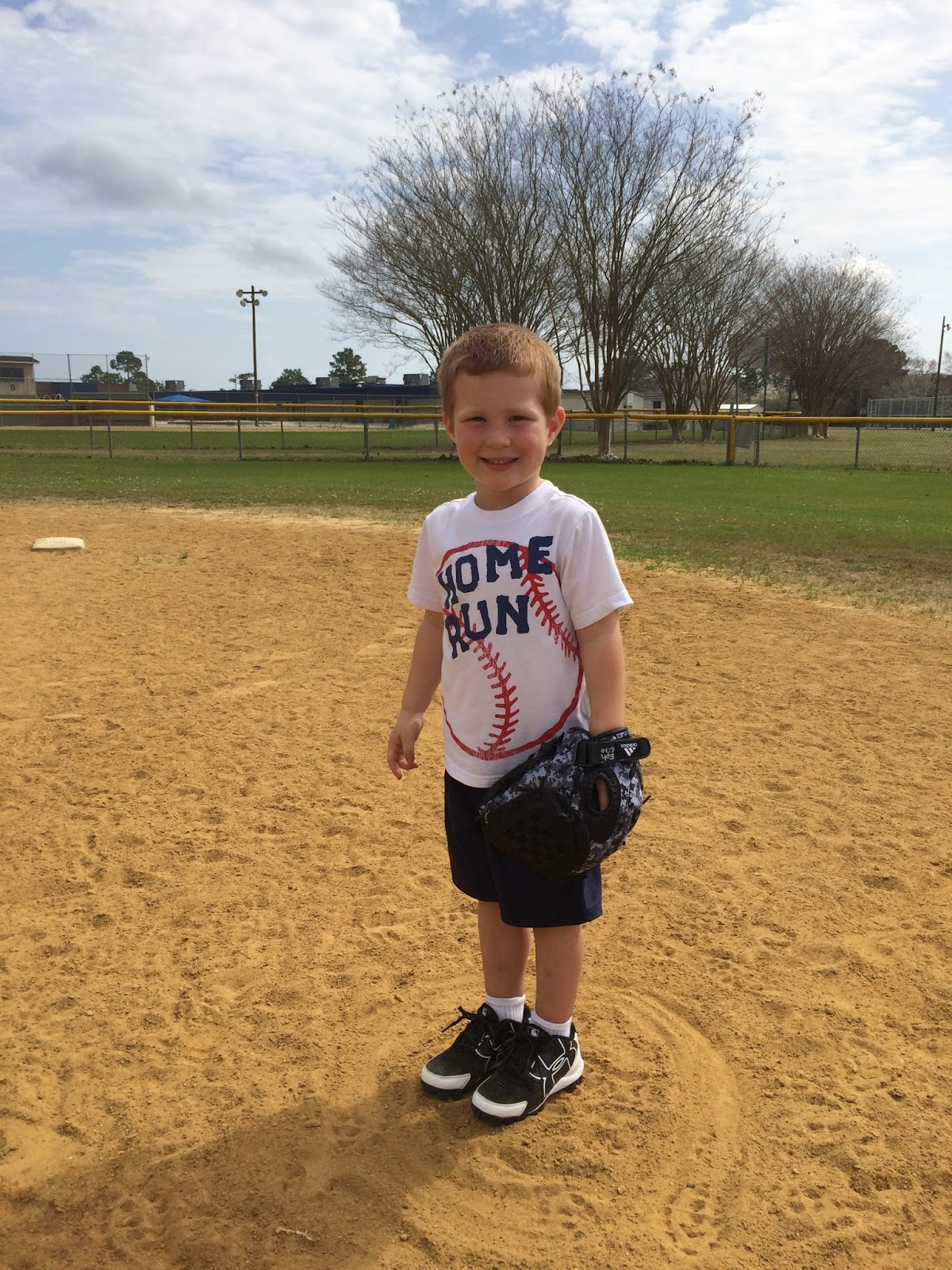 The Yarbrough's: Brayden's 1st Wee Ball Practice - Pics & Videos