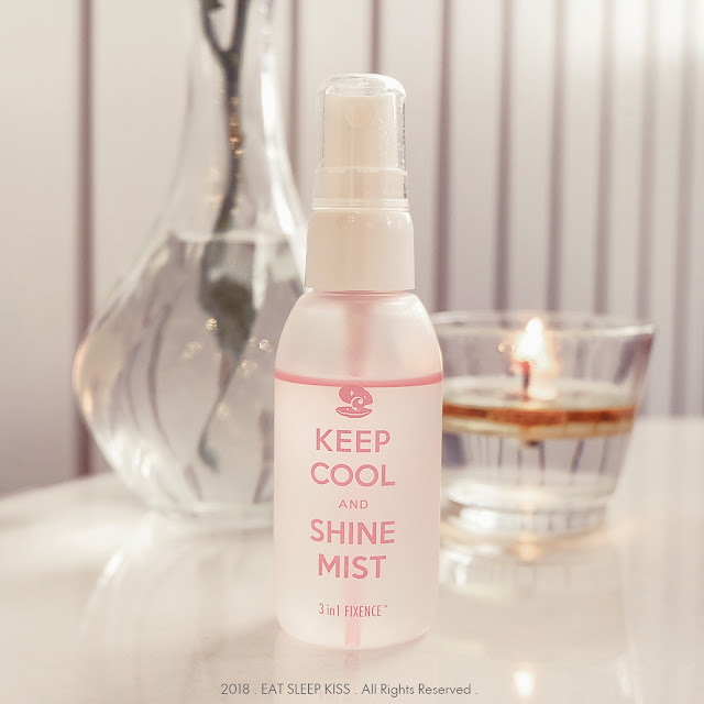 Review: Keep Cool Shine Fixence Mist - eat . sleep . kiss