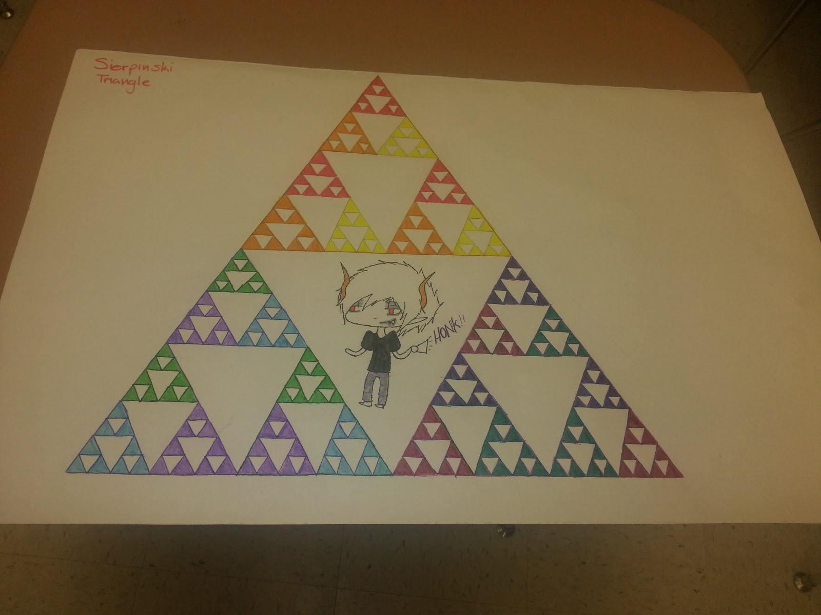 Teaching Garden: My Students' Sierpinski Triangles