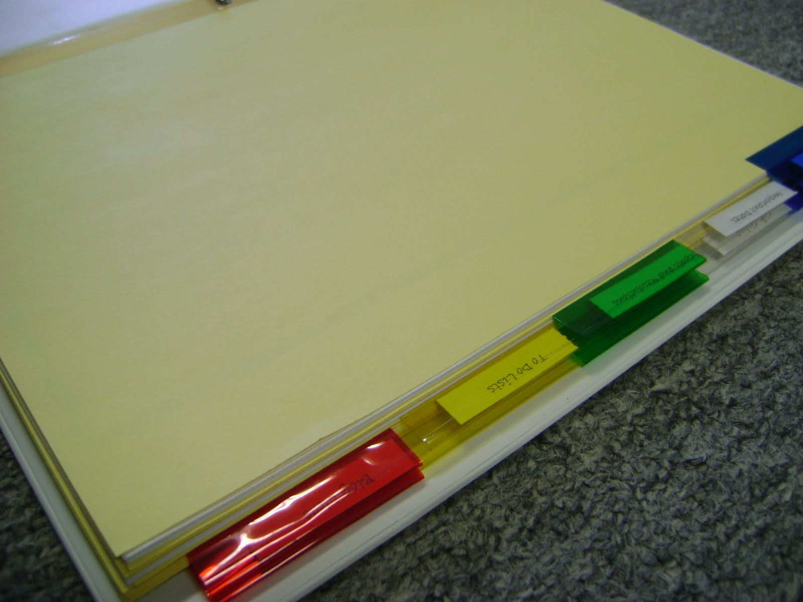 A Living Sacrifice: My Planning Binder