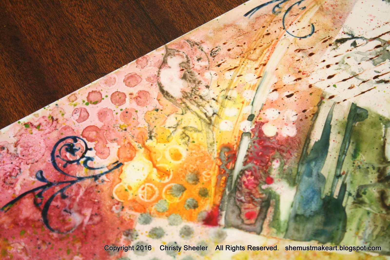 She Must Make Art : Watercolor Adventure with Yupo Paper