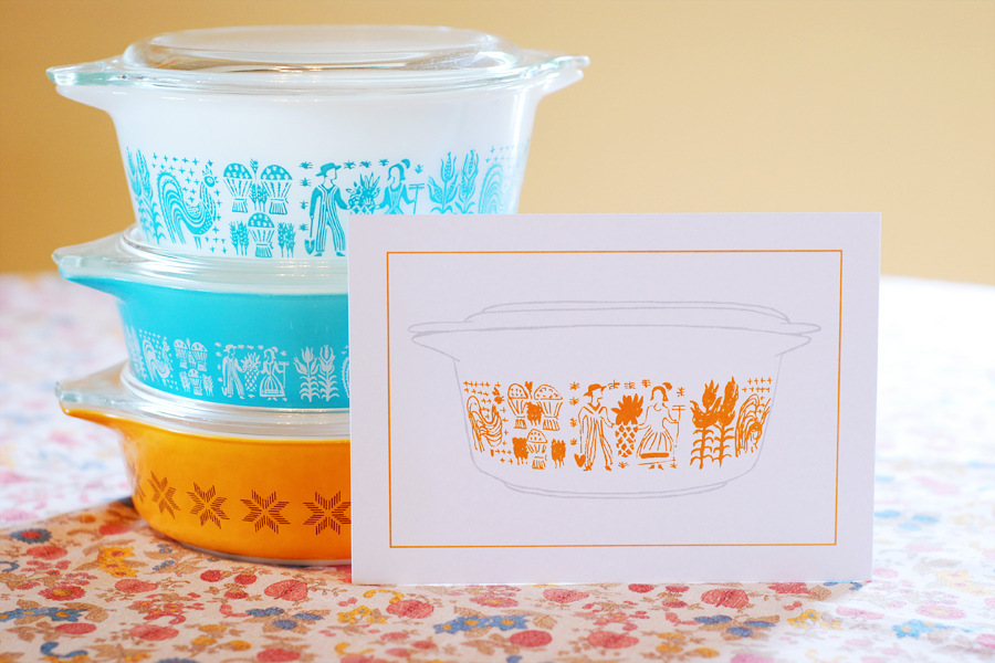 The Pyrex Collective: New Pyrex Illustrations