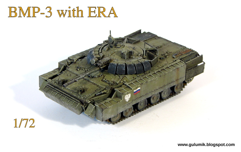 Gulumik Military Models: BMP-3 with ERA 1/72