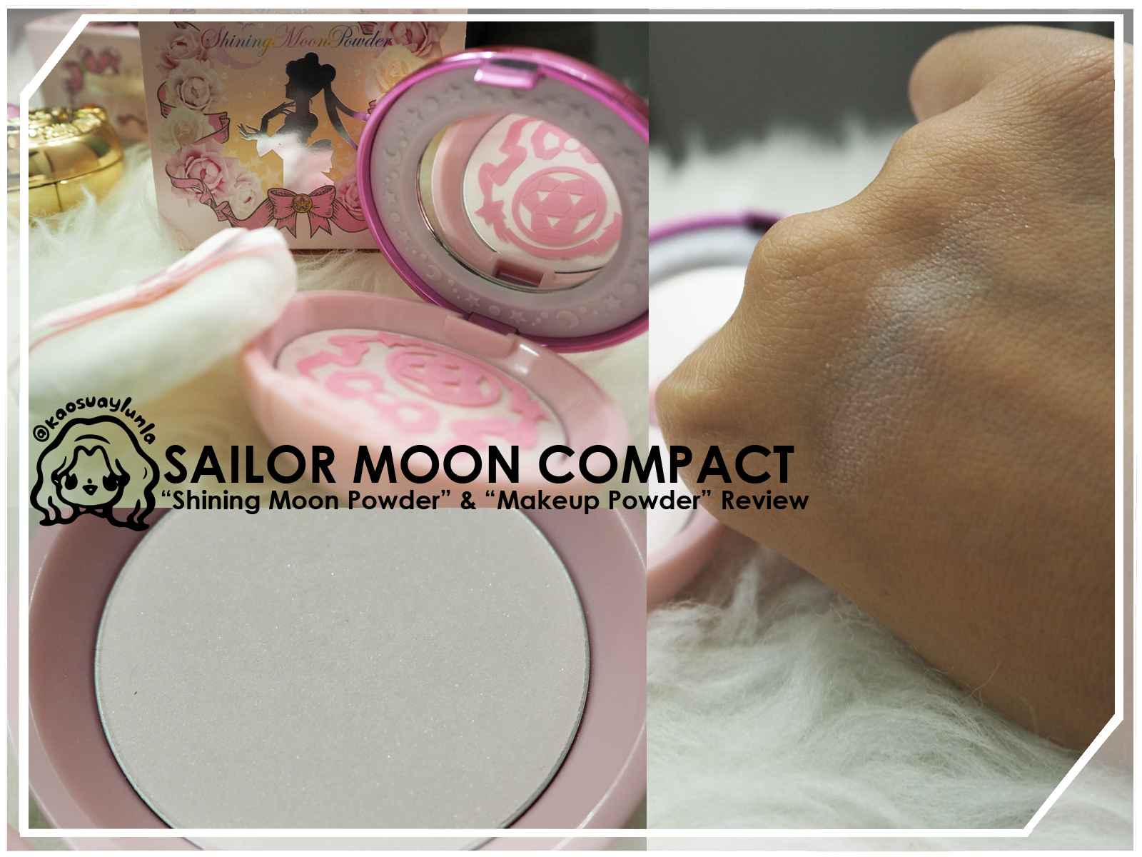 รีวิวแป้งเซเลอร์มูน Sailor Moon Compact: Shining Moon Powder & Makeup ...