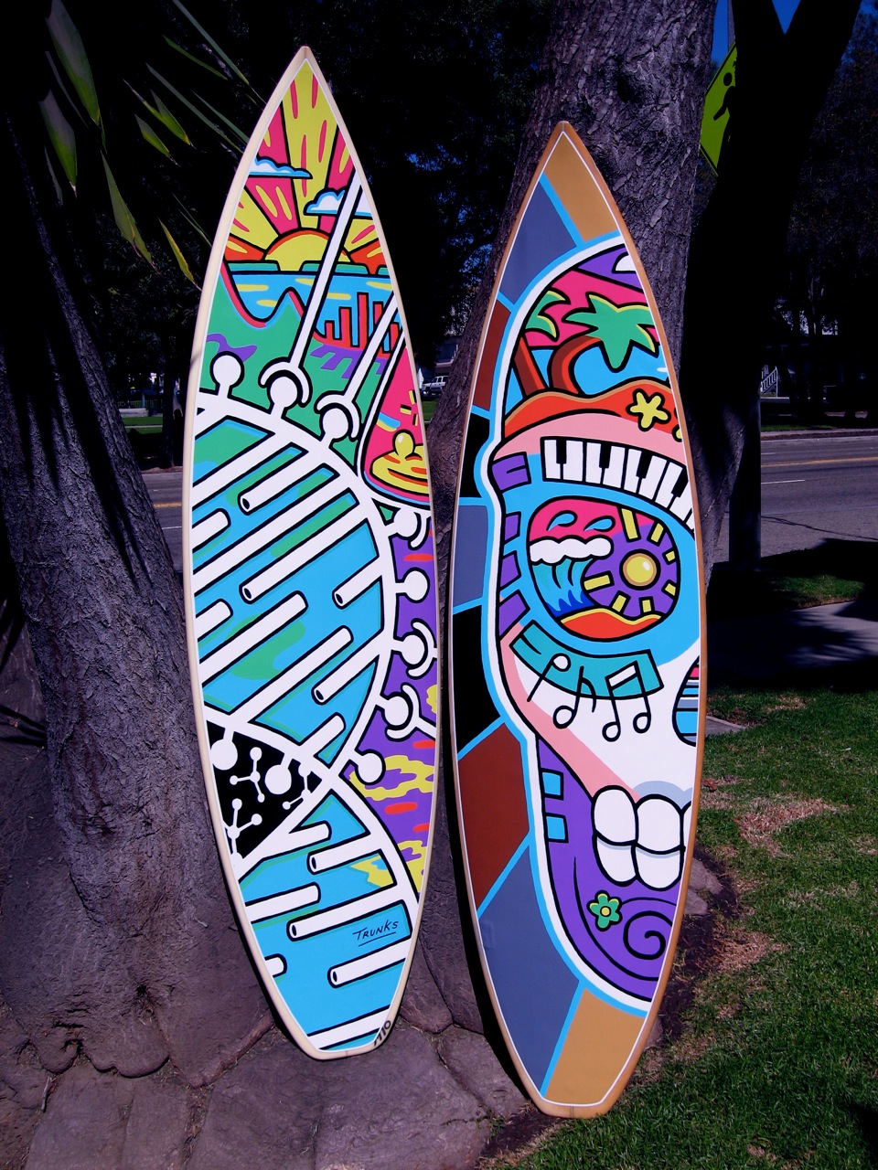 The Art of Chuck Trunks: New Surfboards from TRUNKS ART! Check out "PQC ...
