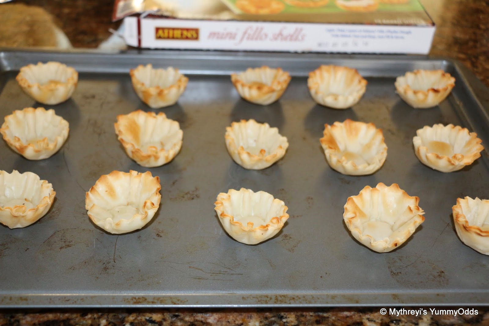 Yum! Yum! Yum!: Mixed Veg Quiche in Phylo Shells