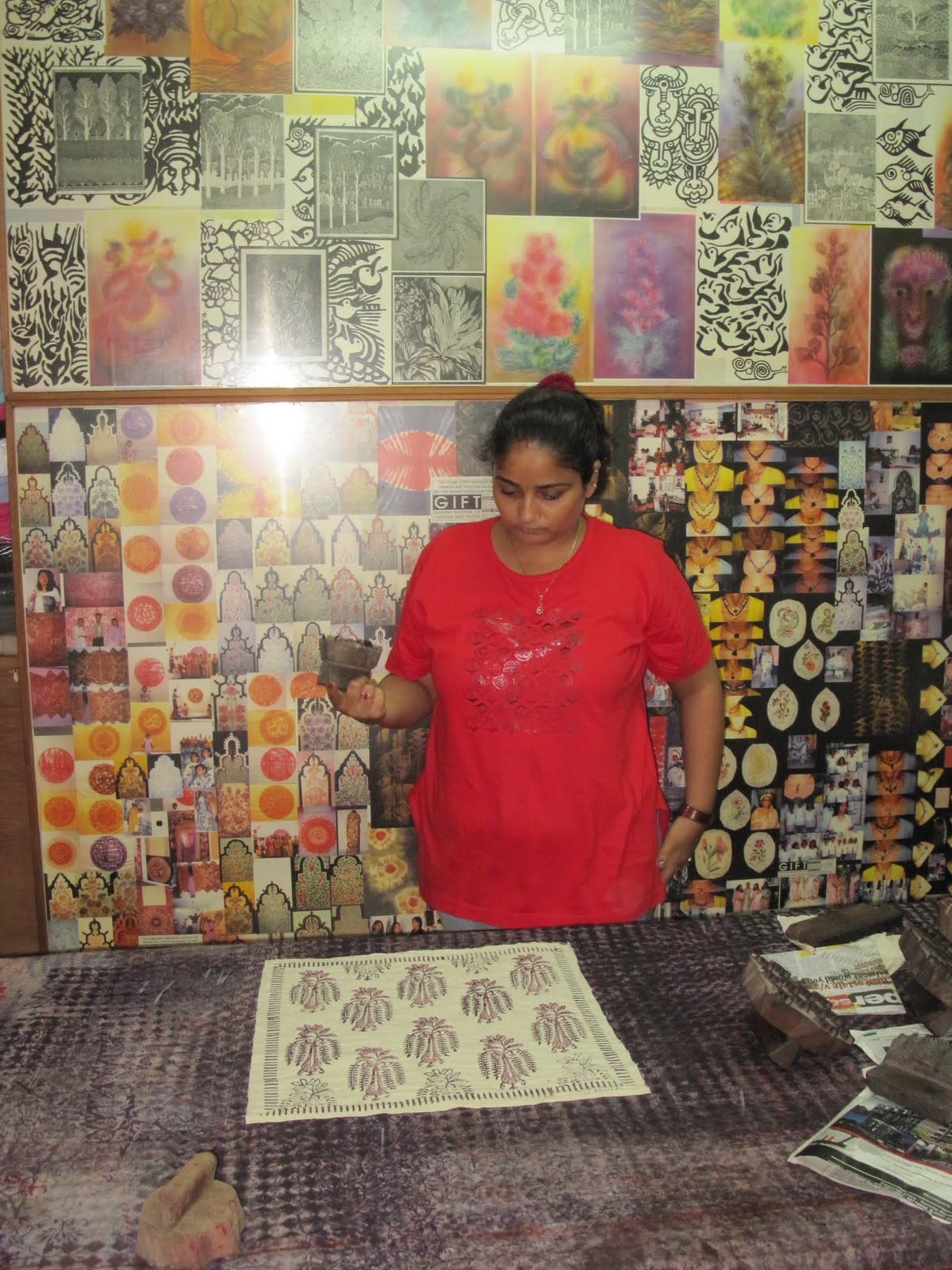 GANDHI GIFT TEXTILE."Textile Design Workshop" by GIFT Gandhi NGOs ...