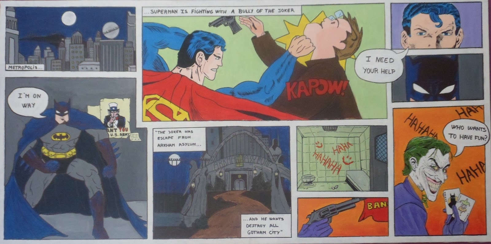 Mopiru Manualidades : Cuadro Cómic