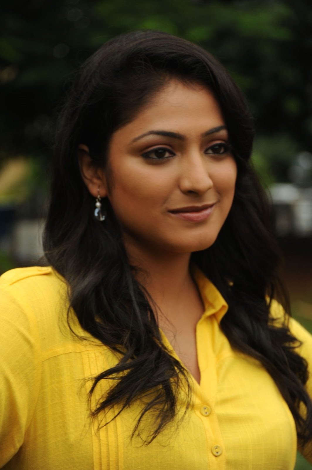 Haripriya Latest Photoshoot Wet Yellow dress and Jeans