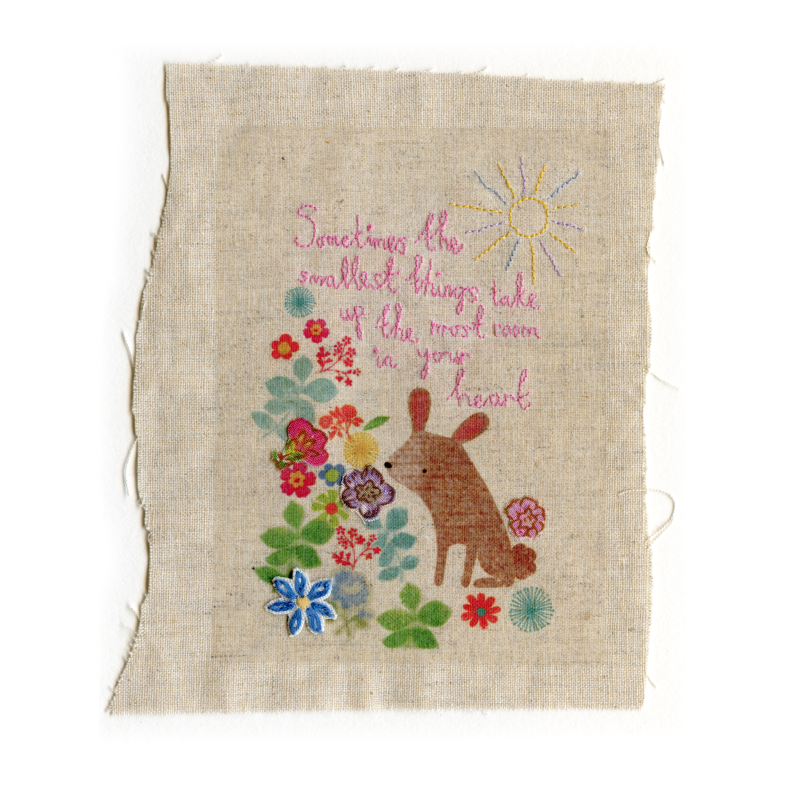 The Little Cloth Rabbit: Textile Art & Quotes