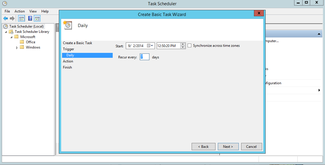 RajaSekar's Blog: Automating SharePoint site backup using Power Shell and windows Task Scheduler
