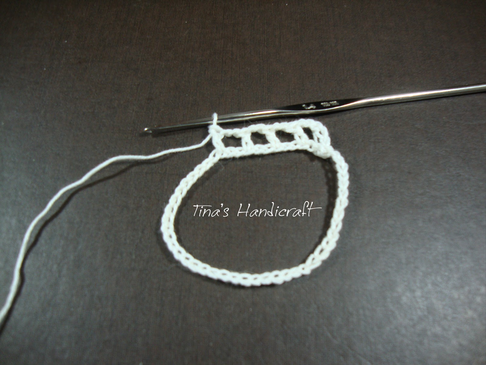 Tina's handicraft : crochet stitch - cobweb