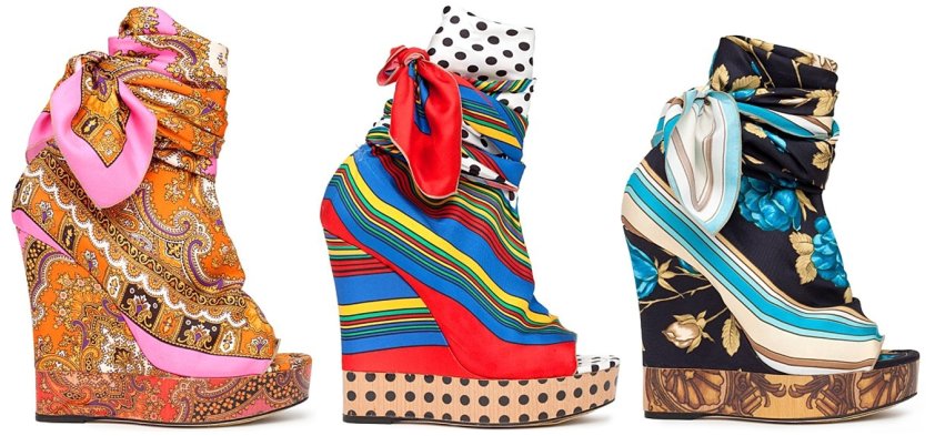 DIARY OF A CLOTHESHORSE: D&G MUST HAVE SILK SHOES SS 12
