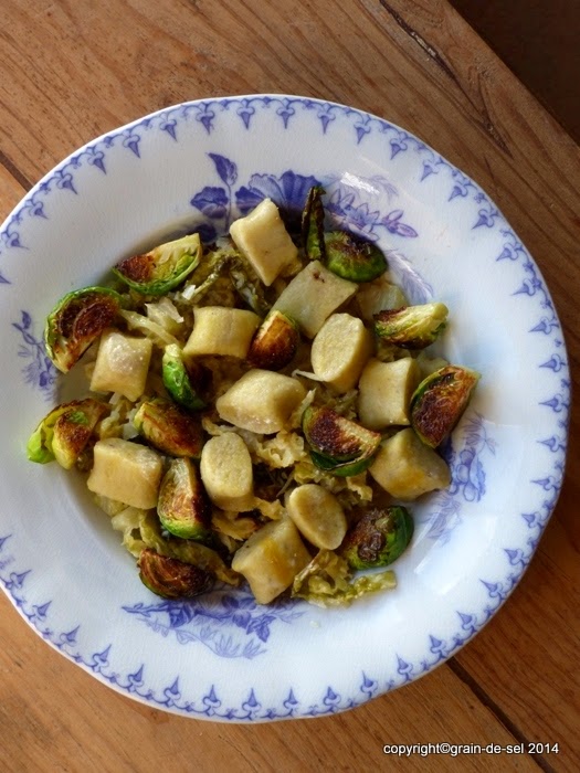 Immer wieder anders: Maronen-Gnocchi mit Meerrettich-Wirsing und ...