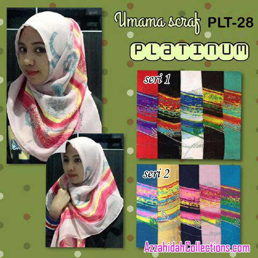 Jilbab Segi Empat Umama Scarf Platinum (PLT 27 - PLT 29) | Kerudung ...