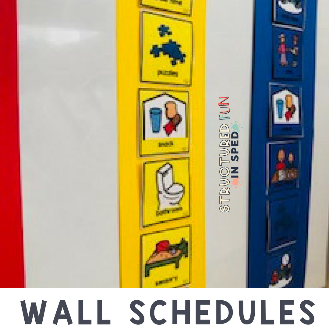 Back to School Series: SCHEDULES - Structured Fun in Sped