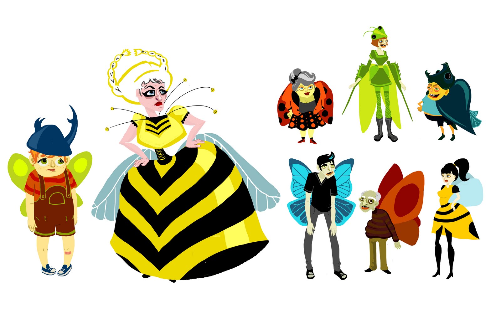 Advanced Concept Art - Spring 2011 - MICA: characters