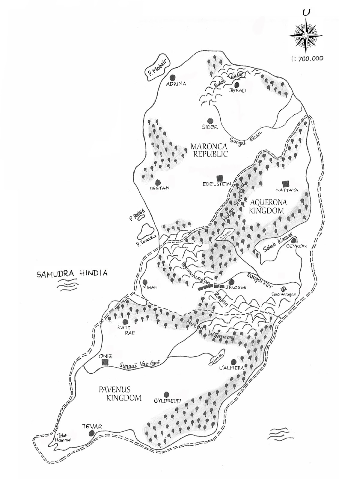 The Land of Achlodia: The Map of Achlodia Series
