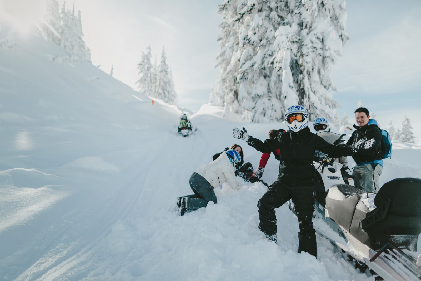 Snowmobiling and Snowshoeing With Canadian Wilderness Adventures