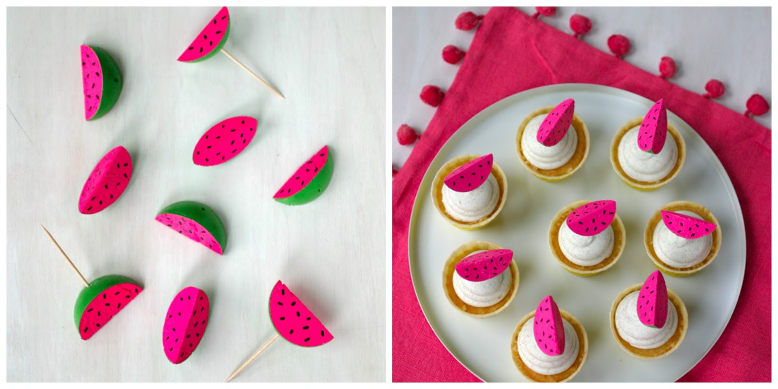 3 DIY para hacer Toppers de Sandias