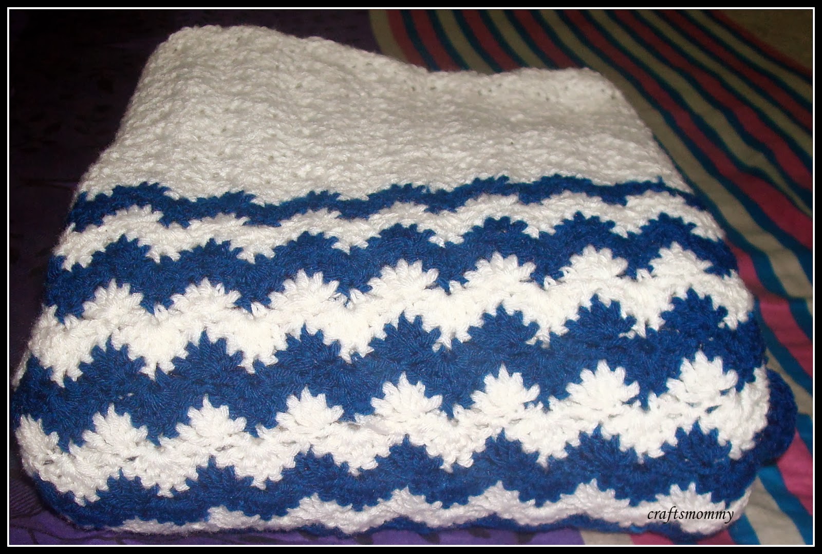 Wavy Shell Blanket | My experiments with crafts