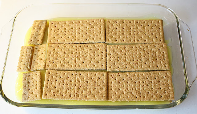 back to basics: lemon graham cracker dessert